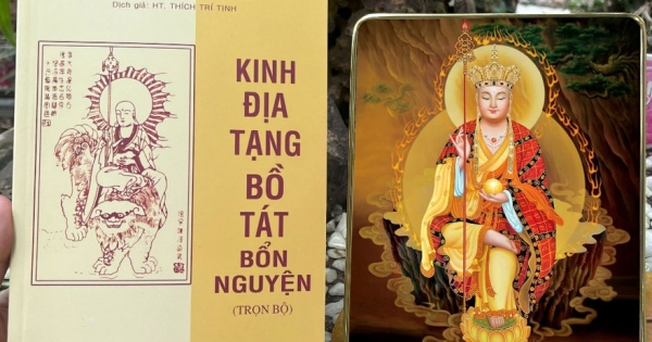 Combo Kinh Địa Tạng Bồ Tát Bổn Nguyện Trọn Bộ + Tranh Để Bàn Địa Tạng ...